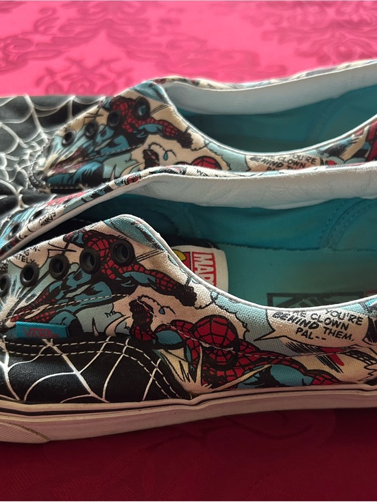 Marvel | Shoes | Marvel Spiderman Comic Panel Vans ...